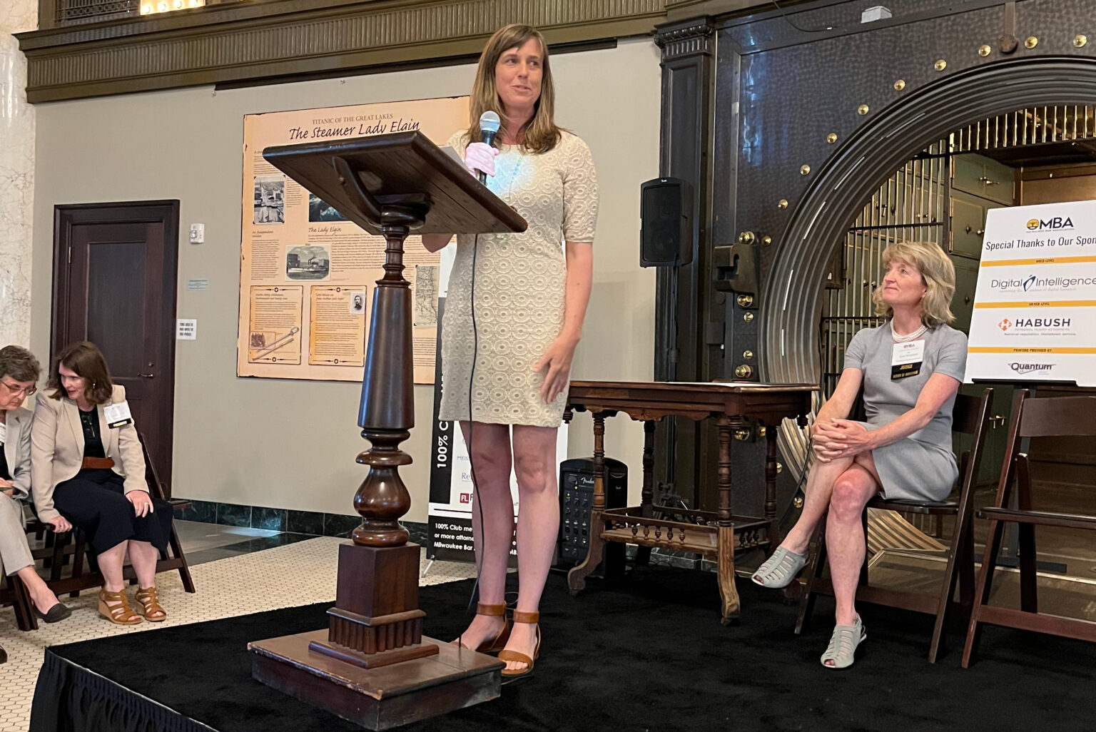 Angela Schultz receives E. Michael McCann Public Service Award ...