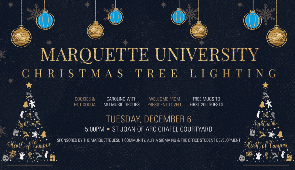 University Christmas Tree Lighting outside St. Joan of Arc Chapel, Dec ...