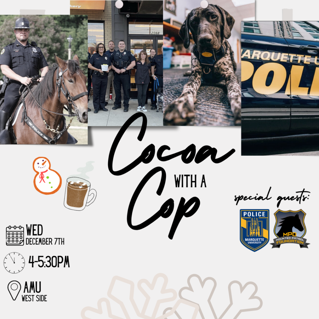 MUPD’s Cocoa with a Cop, Dec. 7 | Marquette Today