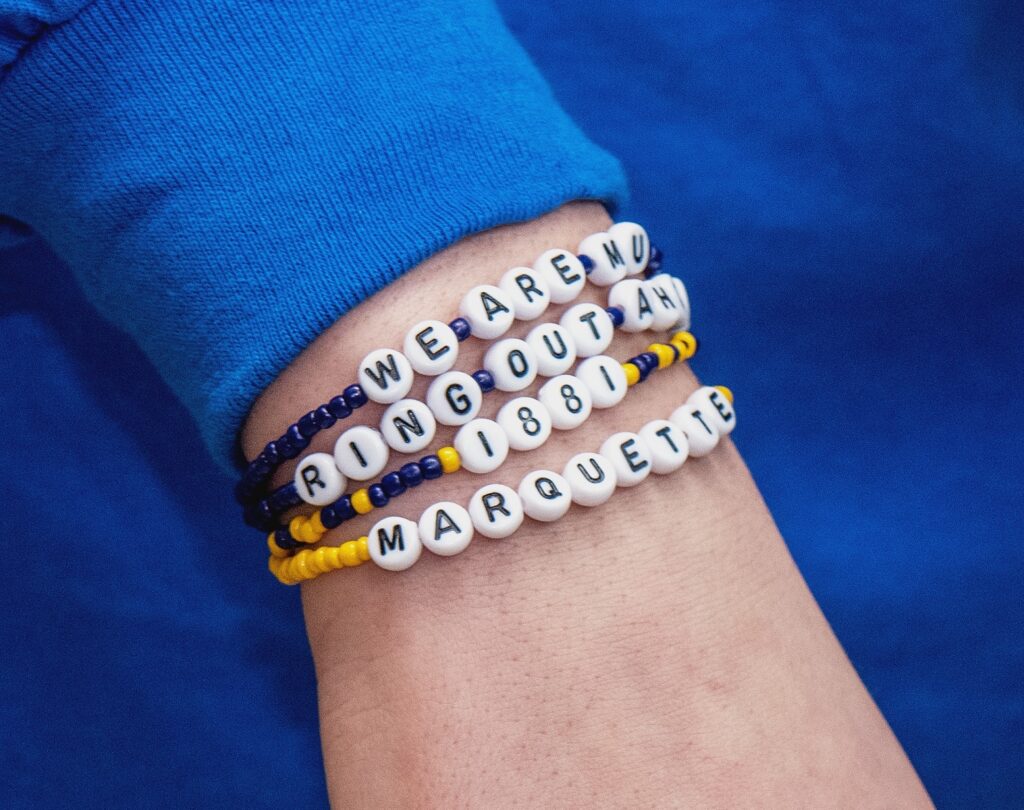 Friendship bracelets (Marquette's version) available Jan. 30 ...