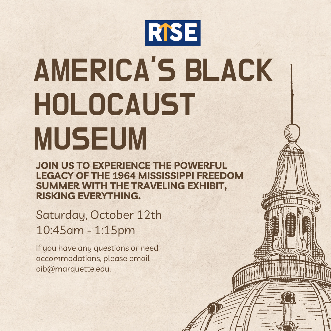 Excursion to America's Black Holocaust Museum, Oct. 12 | Marquette Today