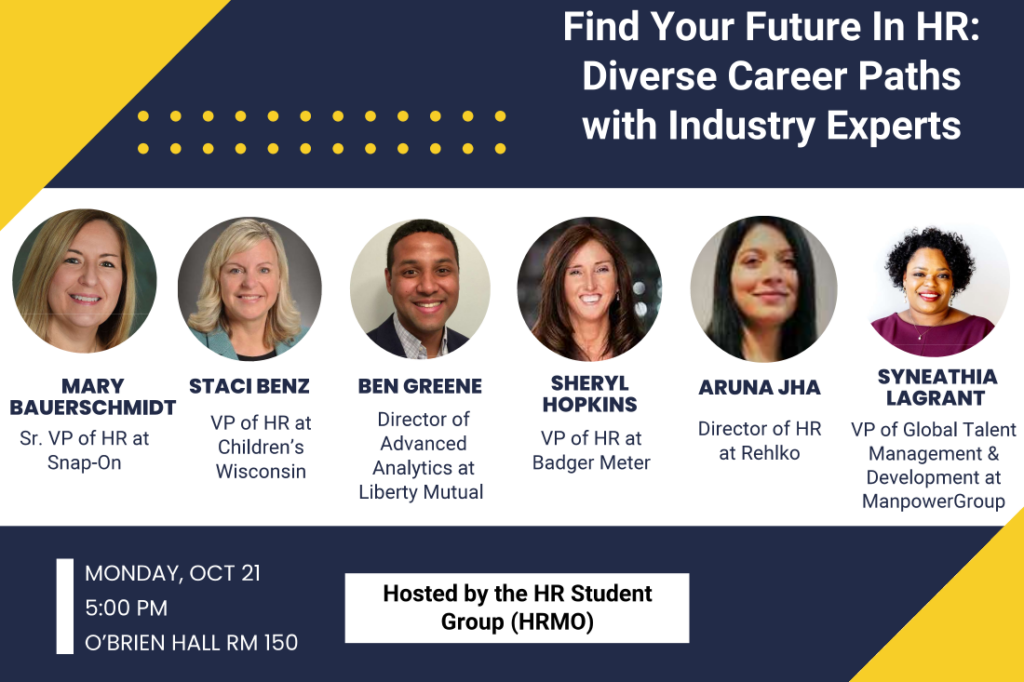 Career Paths in Human Resources Forum, Oct. 21 | Marquette Today