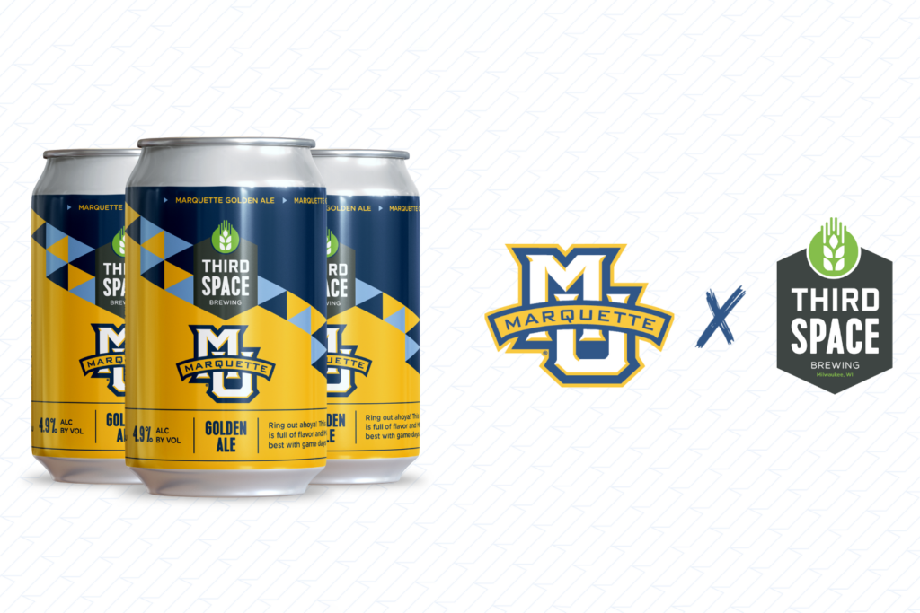 Marquette Athletics and Third Space Brewing announce the release of Marquette Golden Ale ...