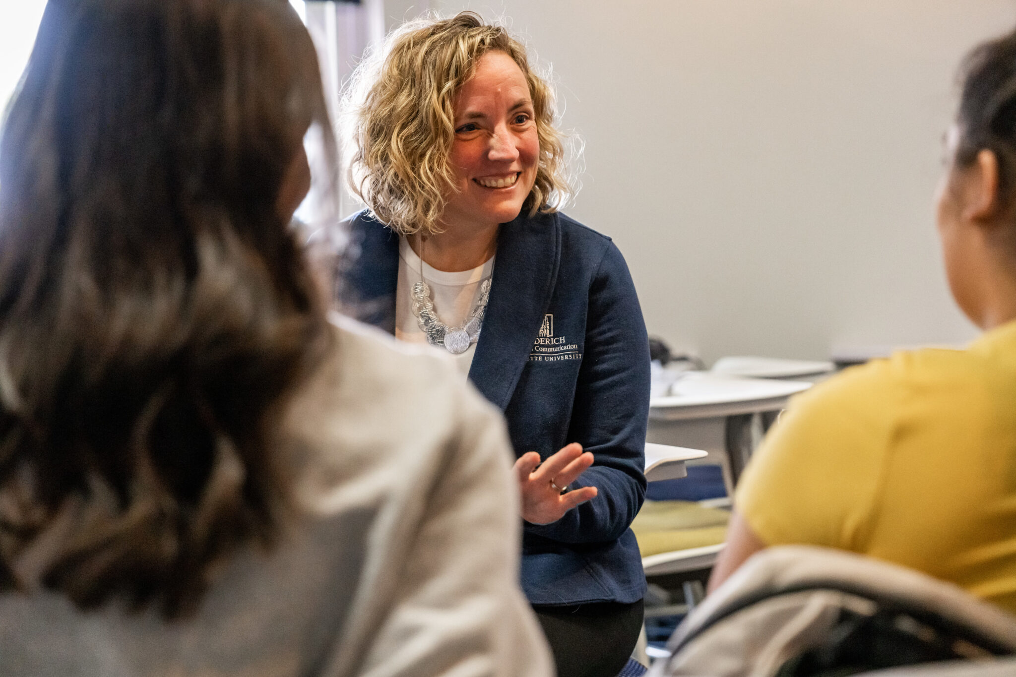 Dr. Sarah Feldner, dean of the Diederich College of Communication ...