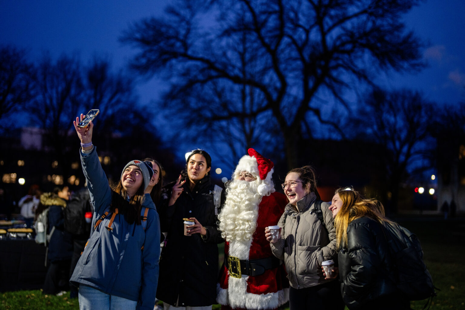 Photo gallery: university Christmas tree lighting | Marquette Today
