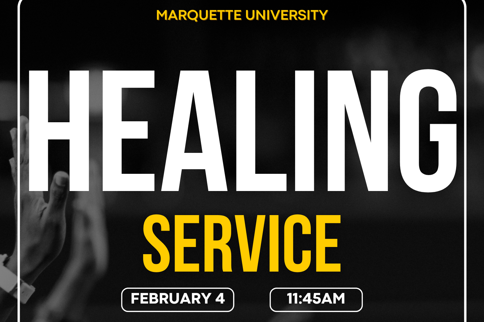 Healing service, Feb. 4 | Marquette Today