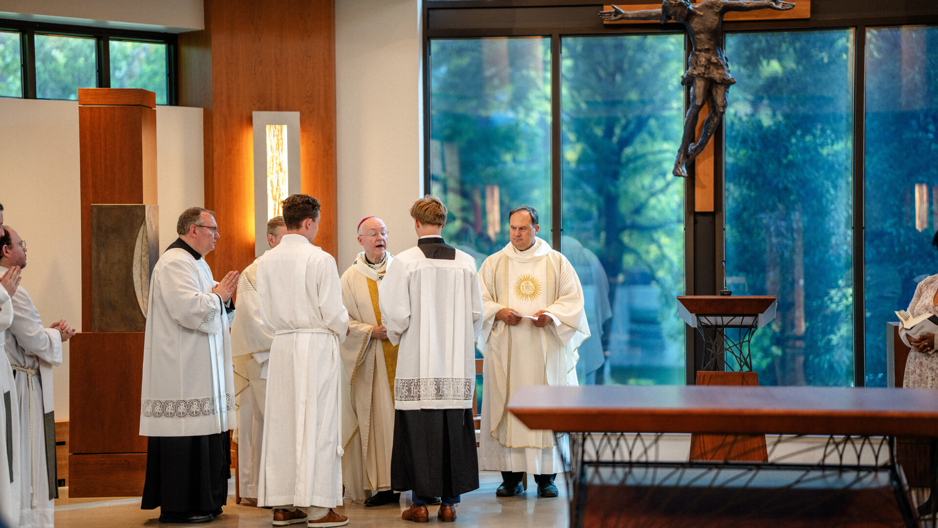 Photo gallery: Archbishop Grob presides over Mass at Chapel of the Holy ...