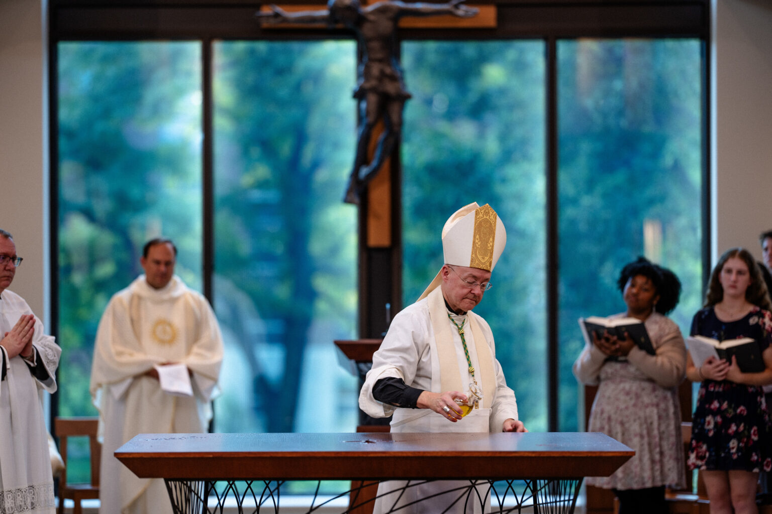Photo gallery: Archbishop Grob presides over Mass at Chapel of the Holy ...