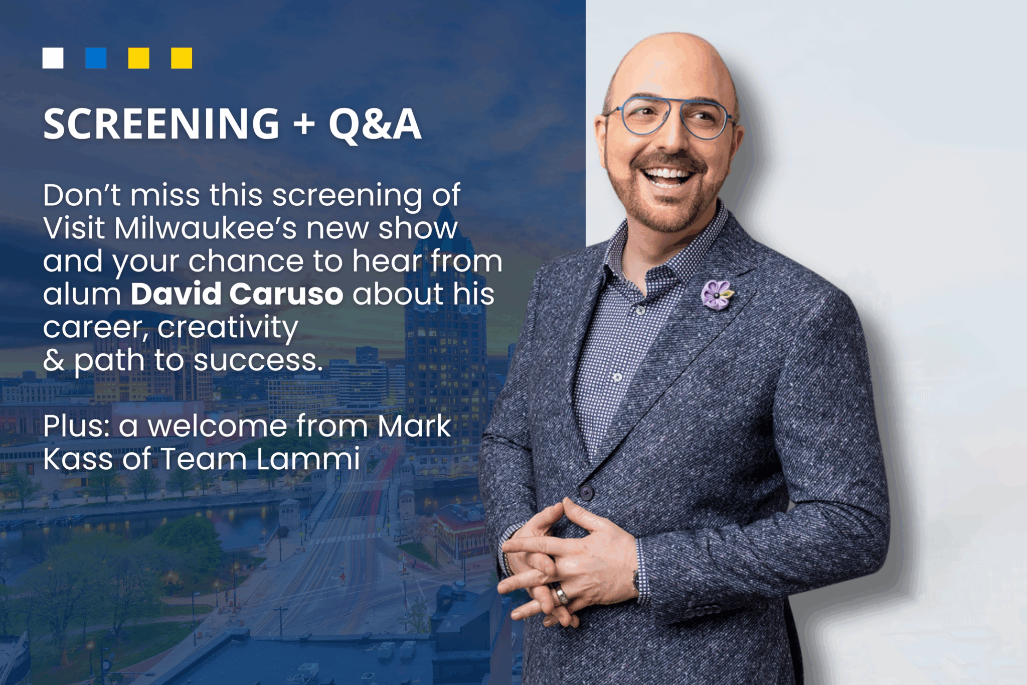 ‘Milwaukee Made’ screening and Q&A with alumnus host David Caruso in ...