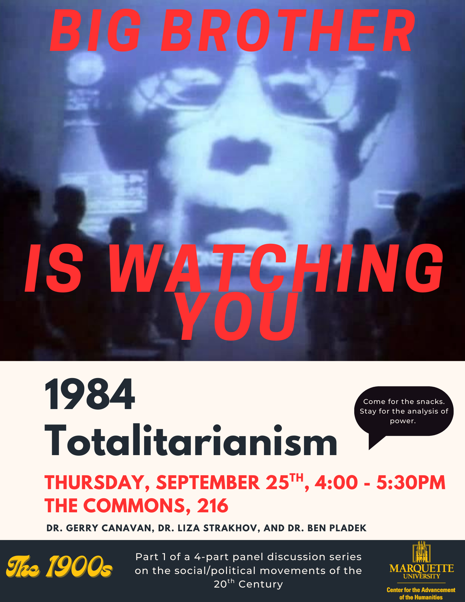 Center for Advancement of Humanities panel on ‘1984’ and ...