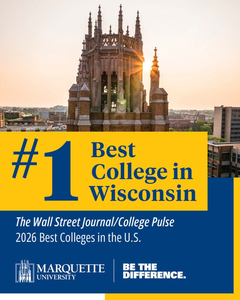 Marquette top-ranked school in Wisconsin in 2026 Wall Street Journal/College Pulse rankings ...