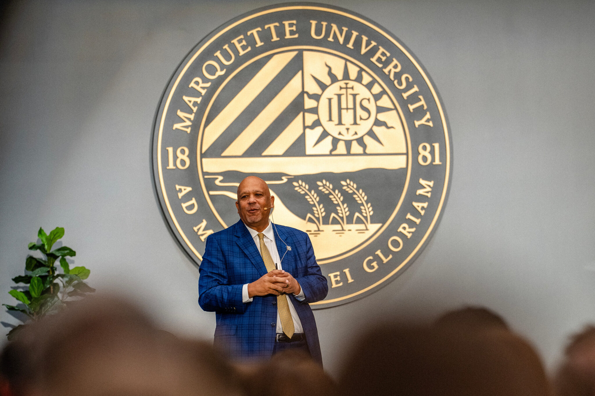 President Kimo Ah Yun delivers first Presidential Address | Marquette Today