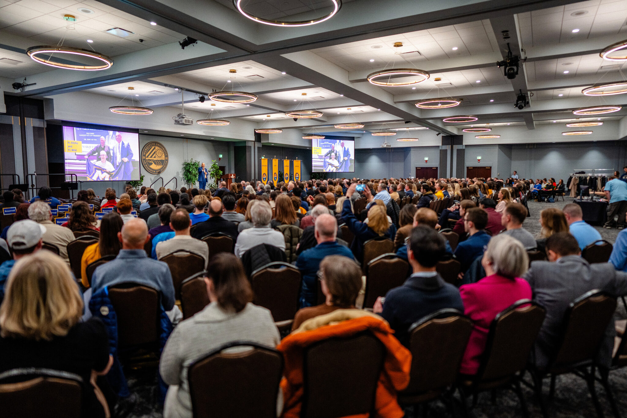 President Kimo Ah Yun delivers first Presidential Address | Marquette Today