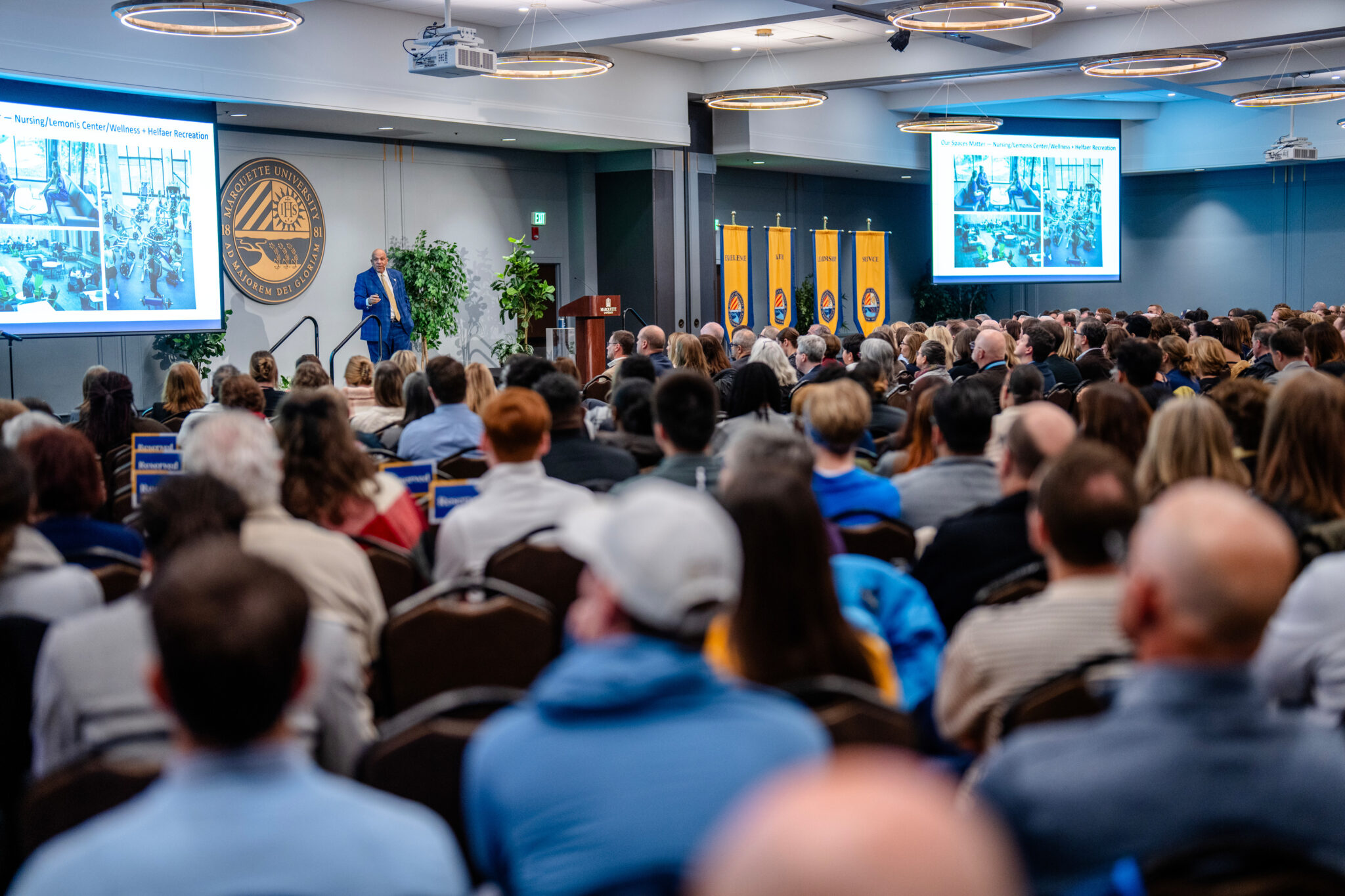 President Kimo Ah Yun delivers first Presidential Address | Marquette Today
