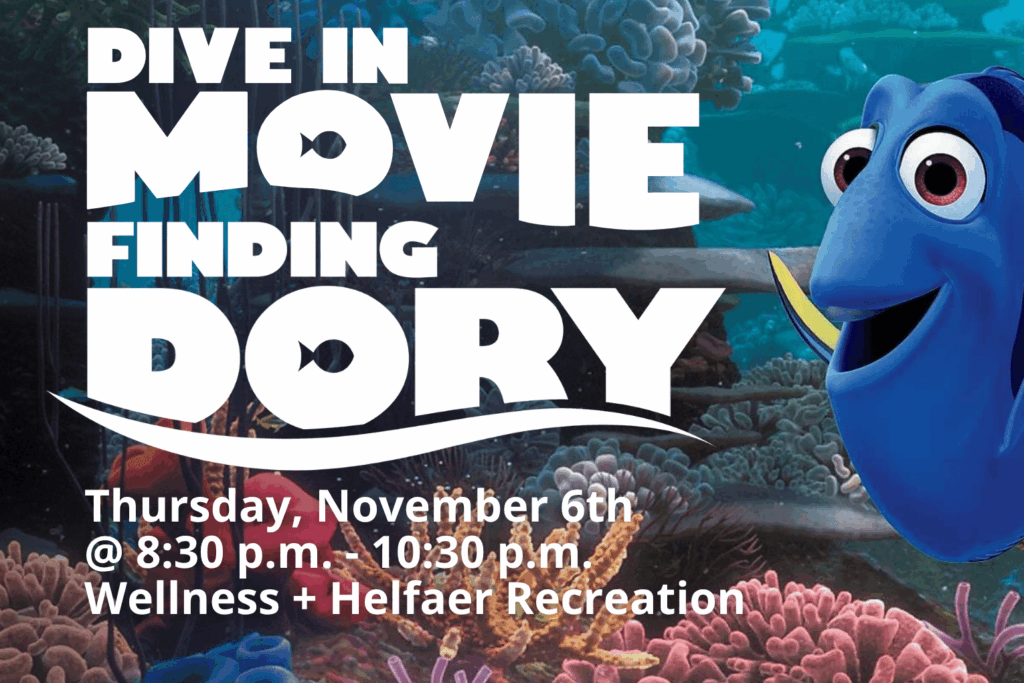 ‘Finding Dory’ dive-in movie at Wellness + Helfaer Recreation facility ...