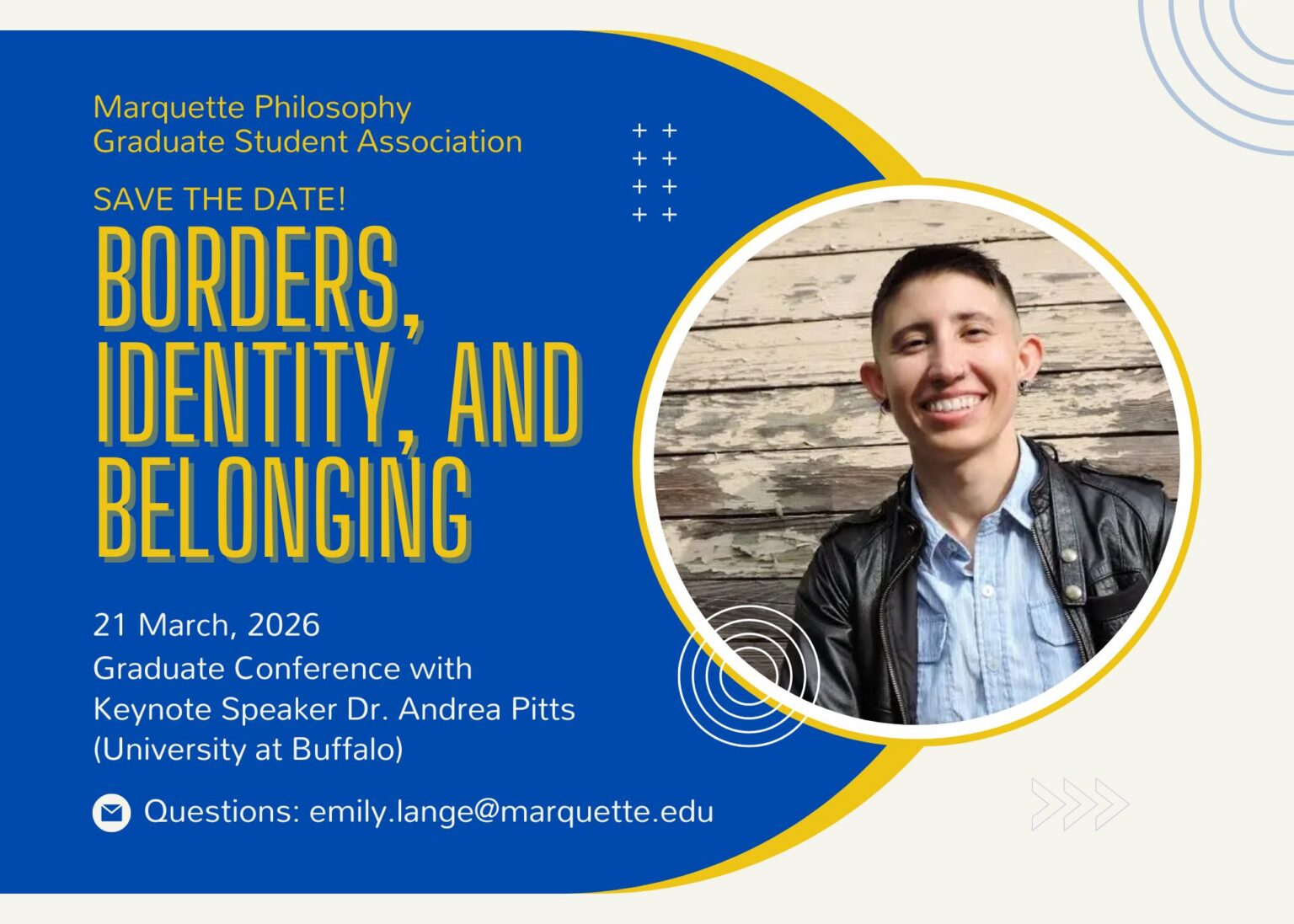 Graduate Philosophy Conference: Borders, Identity and Belonging, March ...